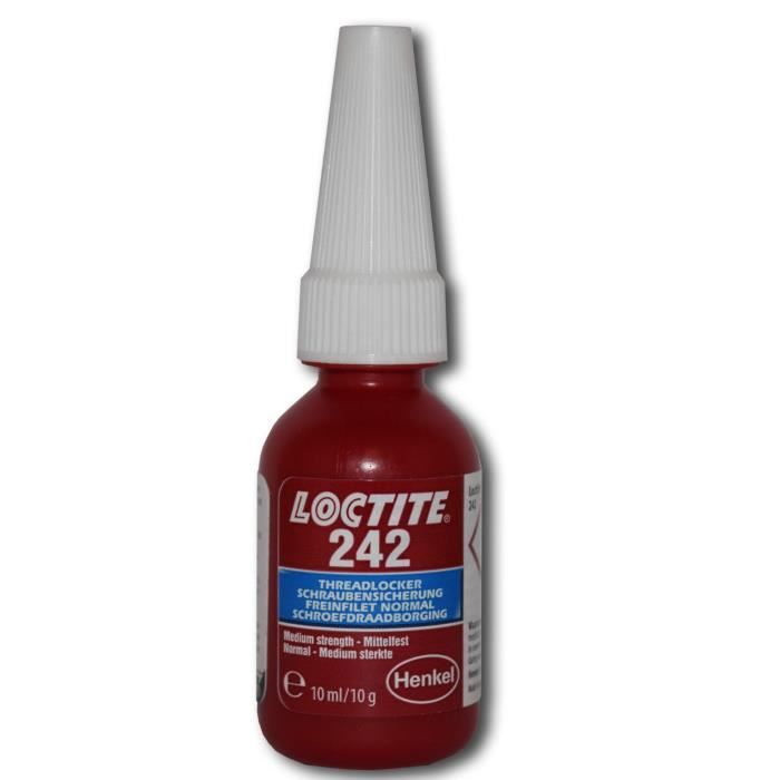 LOCTITE 242 10 ml FORCE MÉDIUM-MÉTAL-COLLE-ADHÉSIF - Cdiscount Bricolage