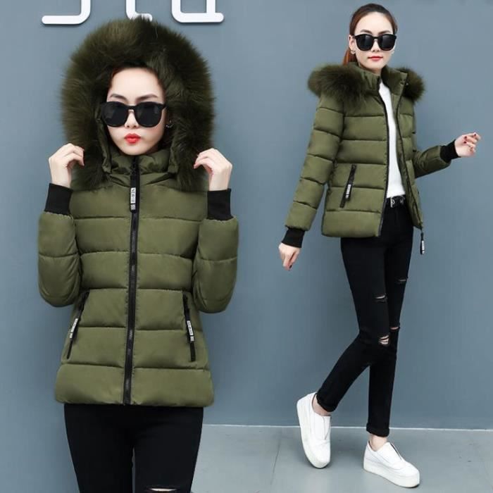 Manteau Femme - Loisir Confortable Classique hiver - Dark Vert DJ Dark ...