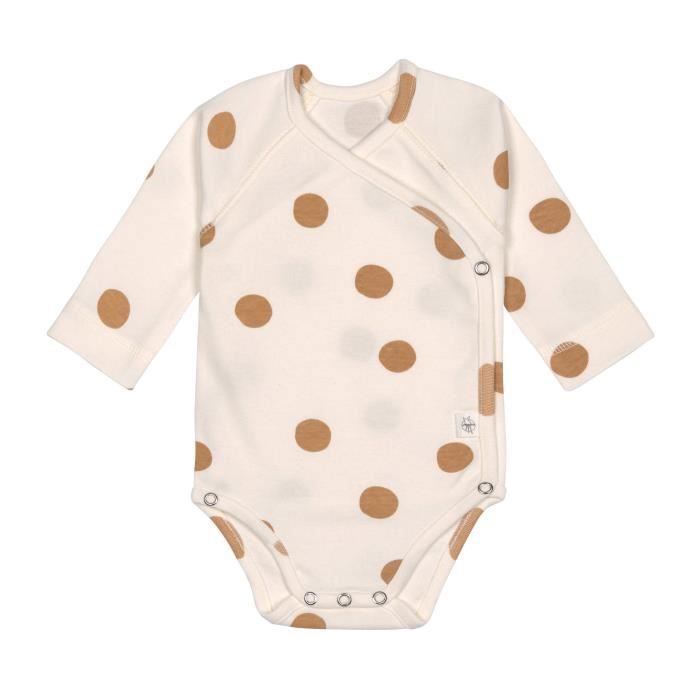 Body manches longues bébé Lässig Big Dots - blanc cassé - 12/24 mois ...