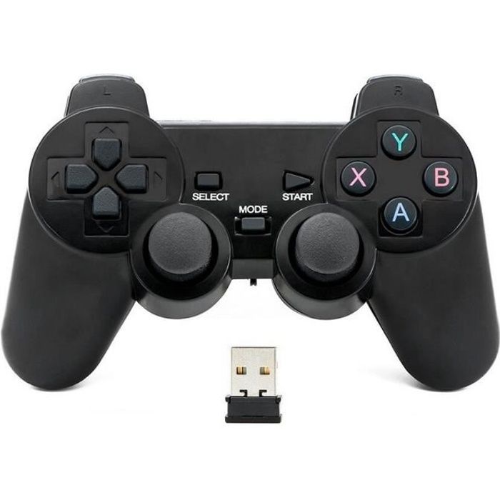 QUMOX Contrôleur manette jeu joypad sans fil Bluetooth gamepad joystick ...