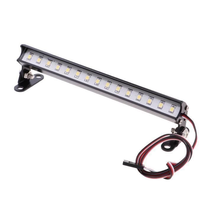 Barre lumineuse LED RC,Barre lumineuse de toit de voiture RC 1: 10 1: 8 ...
