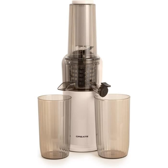 Juicer Slow Mini-Extracteur De Jus Lent Blanc Cassé-Foncion Inverse, À ...