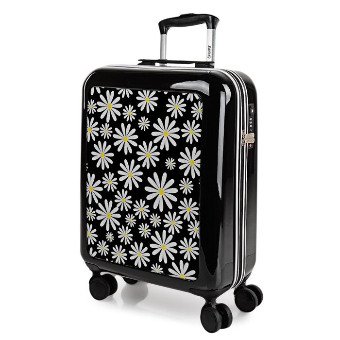 Valise Cabine 133650 Daisies Noires