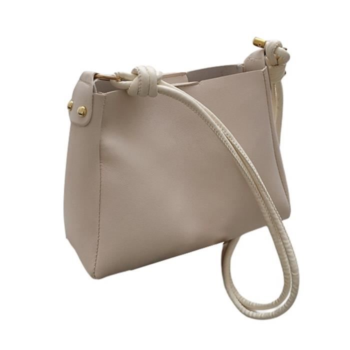 Grand Sac Simple Surface Souple RéTro Couleur Unie Automne et Hiver Sac ...