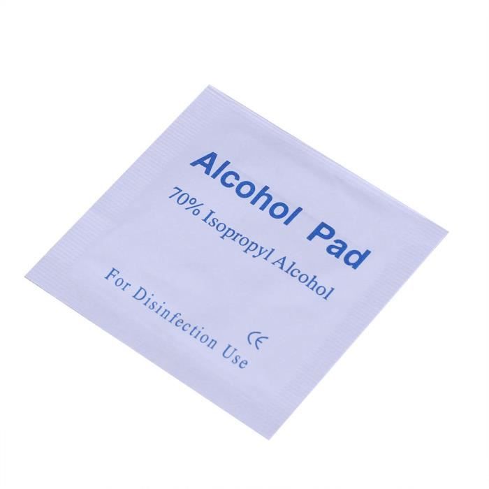 Tampons de préparation d'alcool jetables, lingettes nettoyantes pour la ...
