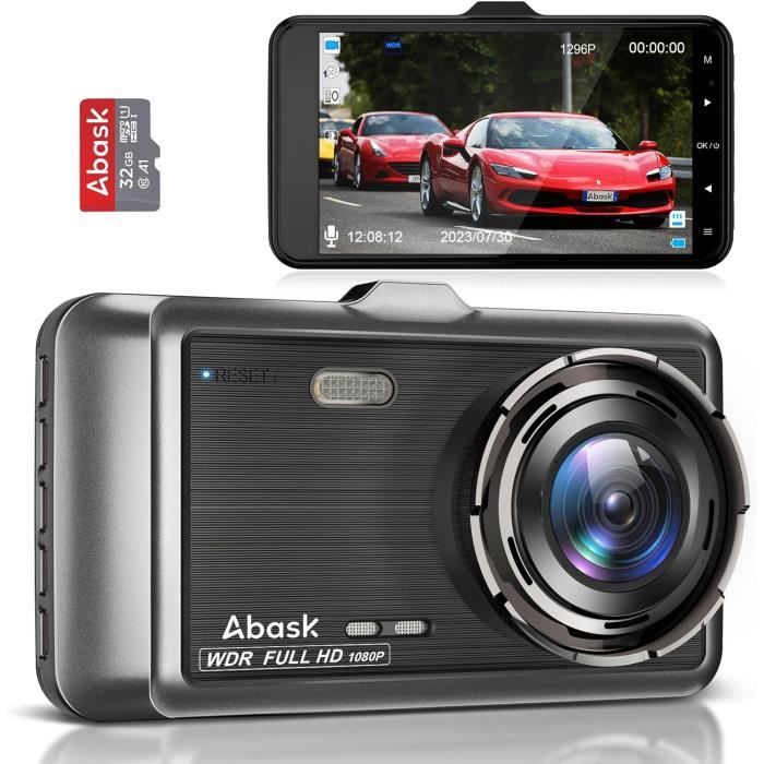 Dashcam Voiture 1080P Avec 4 Pouces, Grand Angle 170°, Vision Nocturne ...