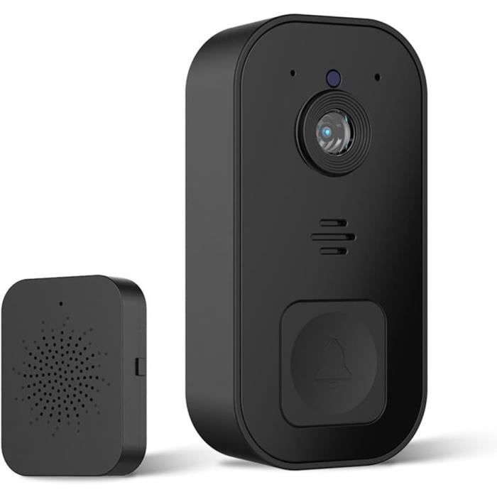 Sonnette vidéo sans caméra, sonnette intelligente facile à installer ...
