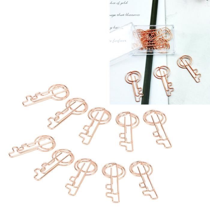 Trombone clé - YOSOO - Lot de 40 - Couleurs vives - Design animal ...