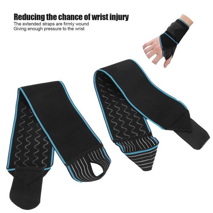 2pcs Breathable Sports Wrist Strap Hand Sprain Recovery Elastic Wrist ...