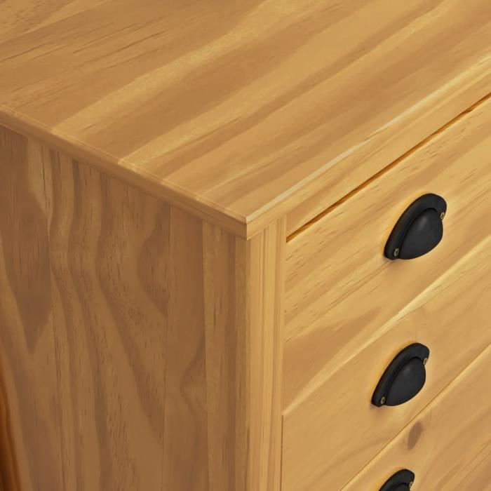 BINGO- Buffet bas Moderne Armoire Commode bahut vaisselier 79x40x80 cm ...