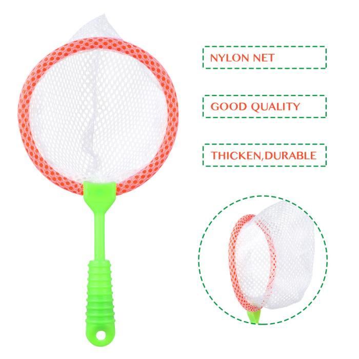 LIOOBO 4 pcs En Plastique Pour Enfants Grands Filets De Pêche Durable ...