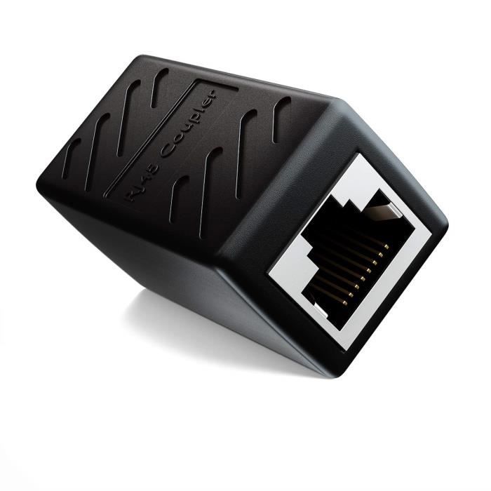 4x CAT6 Coupleur Connecteur de Câble Câbles de Réseau Câble Patch Câble ...