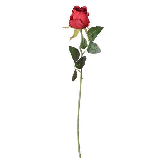 6pcs Bouquet de Roses Rouges Artificielles - Cadeau de Saint-Valentin ...