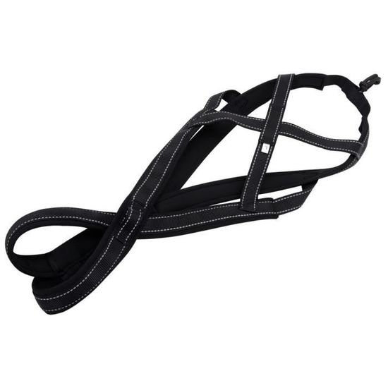 Sled Pro Harness Nylon Pulling Mushing Dog Harness Reflective X Back ...