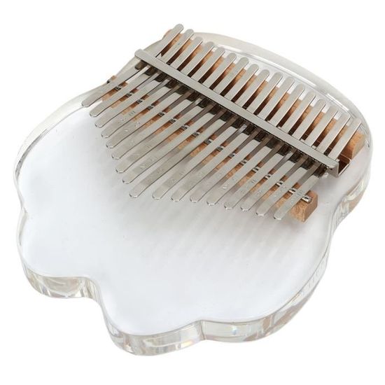 EJ.life Kalimba transparent 17 Key Kalimba Set Transparent Acrylique ...