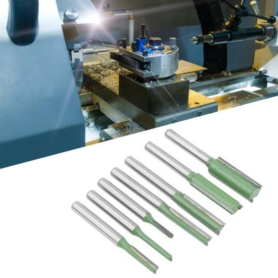Qqmora Outil de fraisage 7pcs/set Outil de Fraise de Travail du Bois en ...