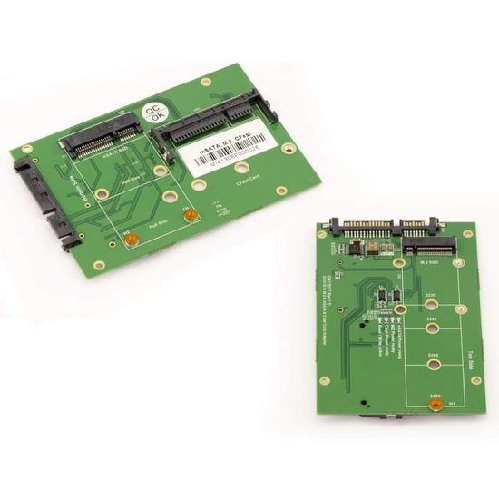 Adaptateur M.2 (M2 Ngff) Et-Ou Msata Et-Ou Cfast 2.0 Vers Sata[m7362] - Cdiscount Informatique
