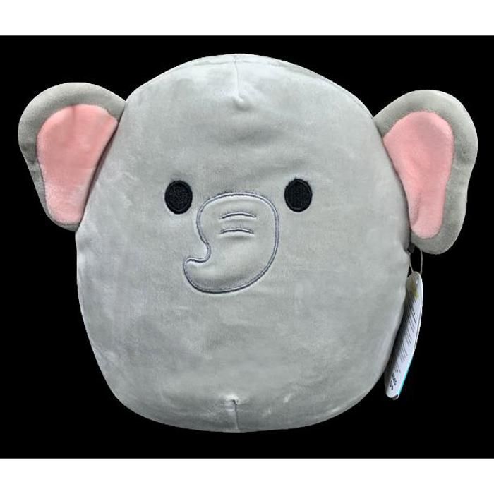 Squishmallow 8 pouces Mila l'éléphant en peluche, super oreiller doux ...