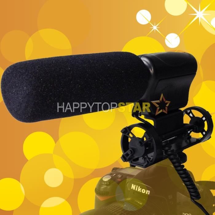 A-Microphone professionnel stéréo directionnel NA-Q7, pour Canon 6D2 6D ...