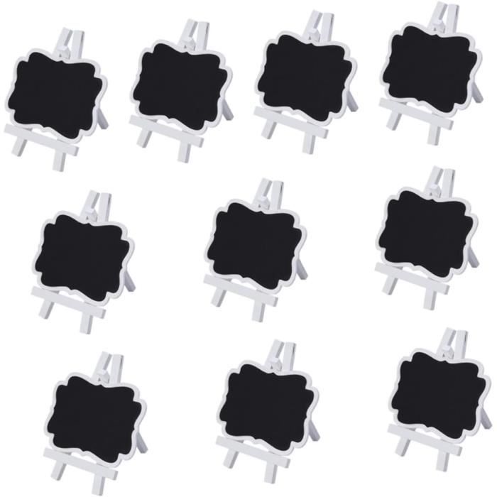 10 Pièces En Bois Mini Tableau Mini Tableau De Fête Mini Tableau En ...