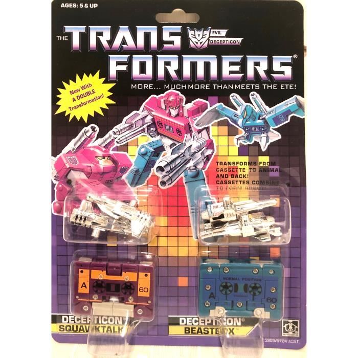 Figurine Miniature - Transformers - Squawktalk Beastbox - G1 Réédition ...