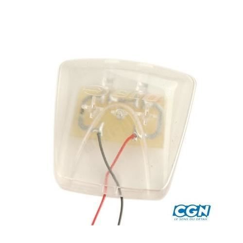 Feu arriere stop bcd a led universel transparent mob scooter moto 50cc ...
