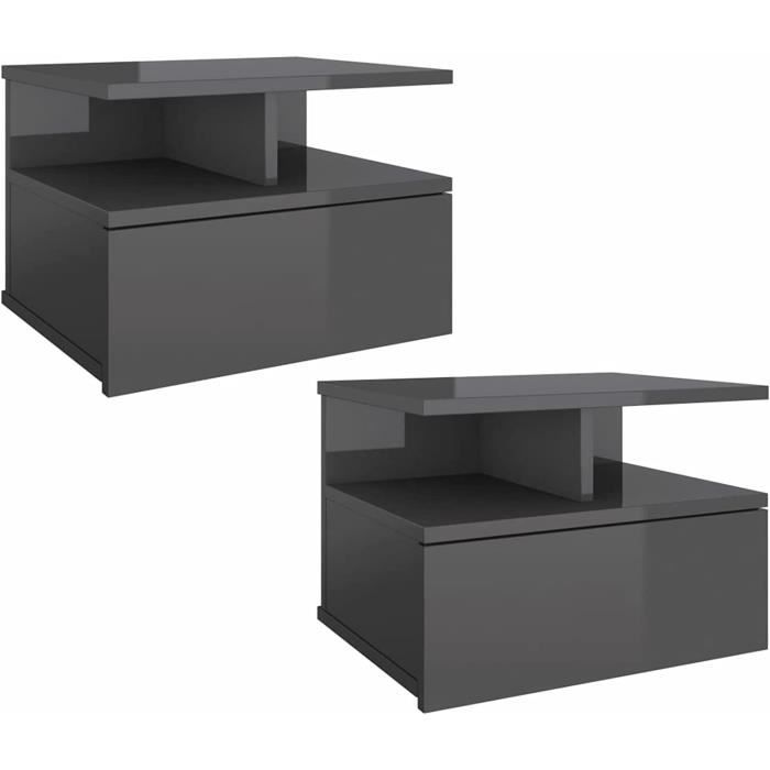 Chevet Suspendu, Table de Chevet,Murale Table de Nuit Murale,Tables de ...