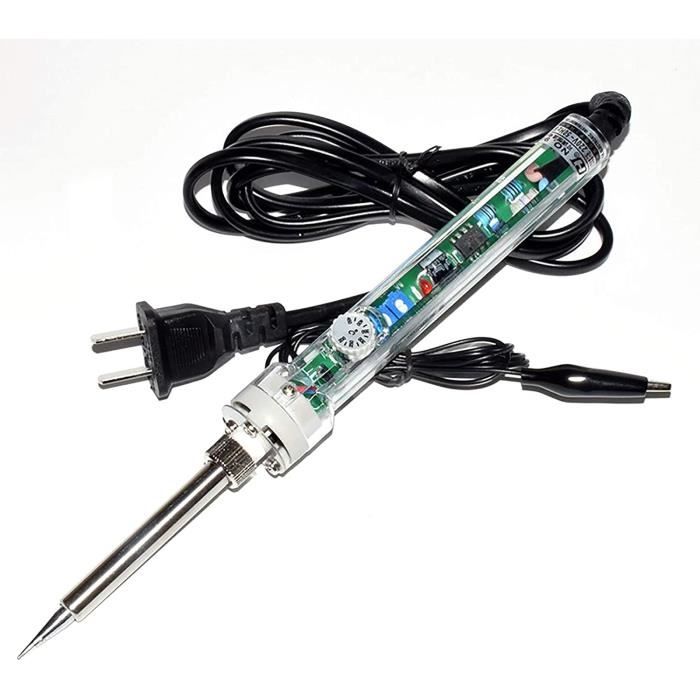 60W Fer à Souder Électrique Outil de Soudage Réglable Chauffage Rapide Professionnel Kit de ...