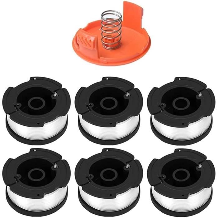 Bobine Fil Coupe Bordure,Bobine de Remplacement à Alimentation Automatique,6 Bobine de Fil ...