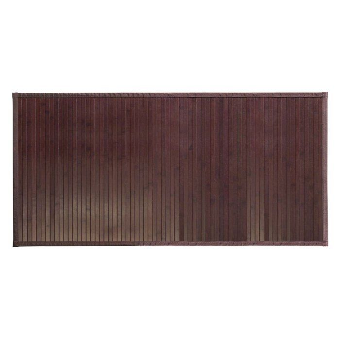 Tapis de bain en bambou brun mocha 122 x 61 cm - Marron - 122 cm X 61 ...