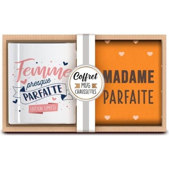 COFFRET MUG CHAUSSETTES "MADAME PARFAITE" - Cdiscount Au quotidien