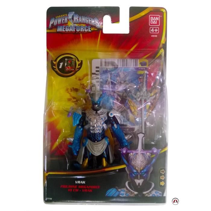 1 Figurine Power Ranger Megaforce - Vrak - 10cm - Cdiscount Jeux - Jouets