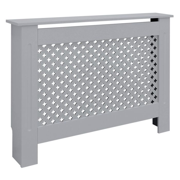 ECD Germany Cache-Radiateur Chauffage Moderne - 112x19x82 cm - Gris ...