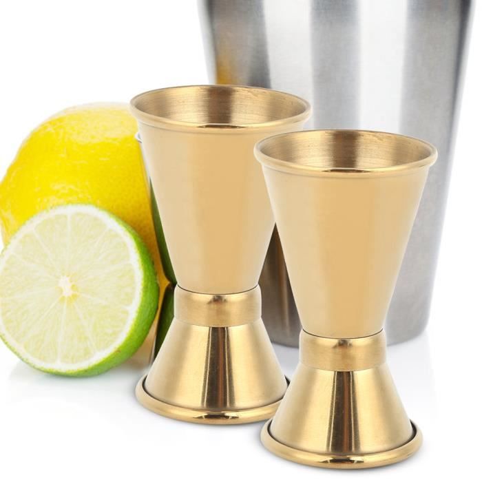 JNG doseur de cocktail Cocktail Jigger boisson liquide outils de mesure ...
