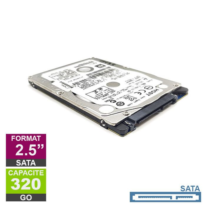 Disque Dur 320Go SATA 2.5 HGST HTS725032A7E630 7200rpm 32Mo PS4 ...