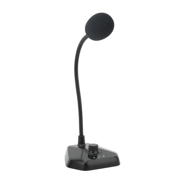 HURRISE Microphone USB pour ordinateur Microphone d'ordinateur USB col ...