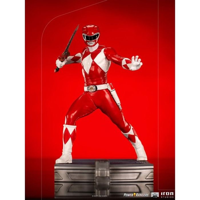 Figurine - IRON STUDIOS - Red Ranger - Art Scale 1/10 - Édition limitée ...