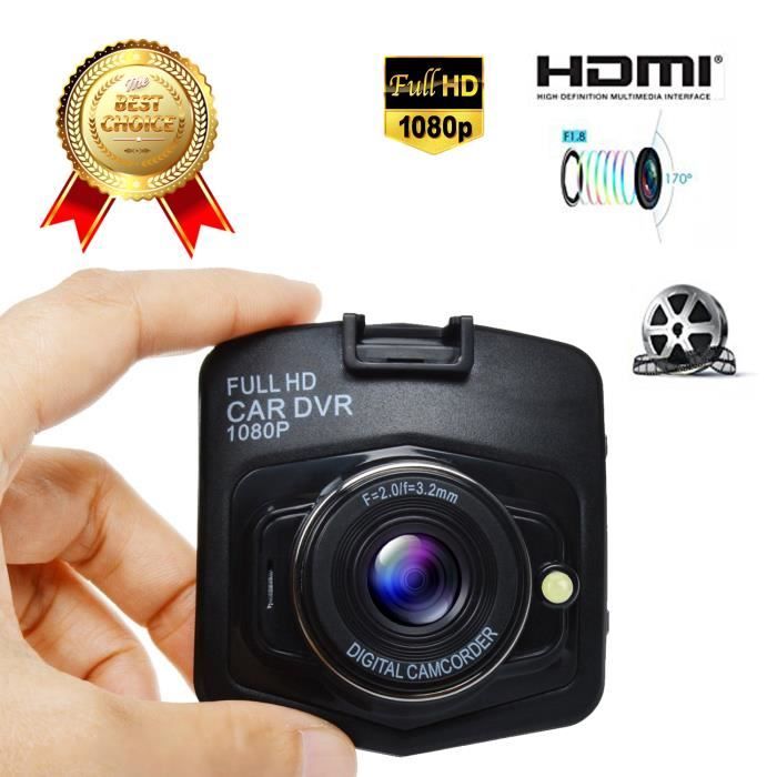 LCC® 6,1 cm Écran LCD avec enregistrement Full HD 1080p voiture DVR ...