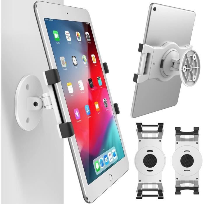 Fixation Murale Pour Ipad, Support Tablette Avec 360 °Réglable Clip ...
