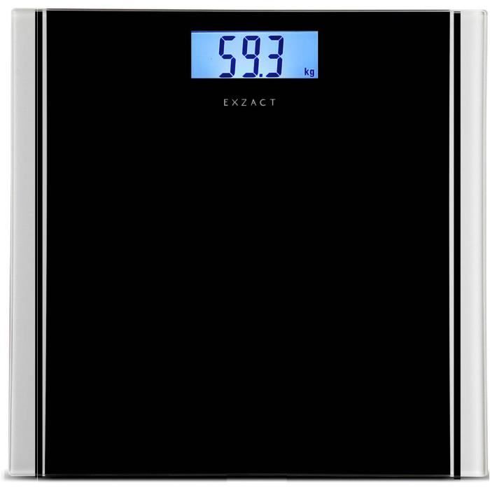 Exzact Pèse Personne Electronique-Balance de Salle de Bain Numérique ...