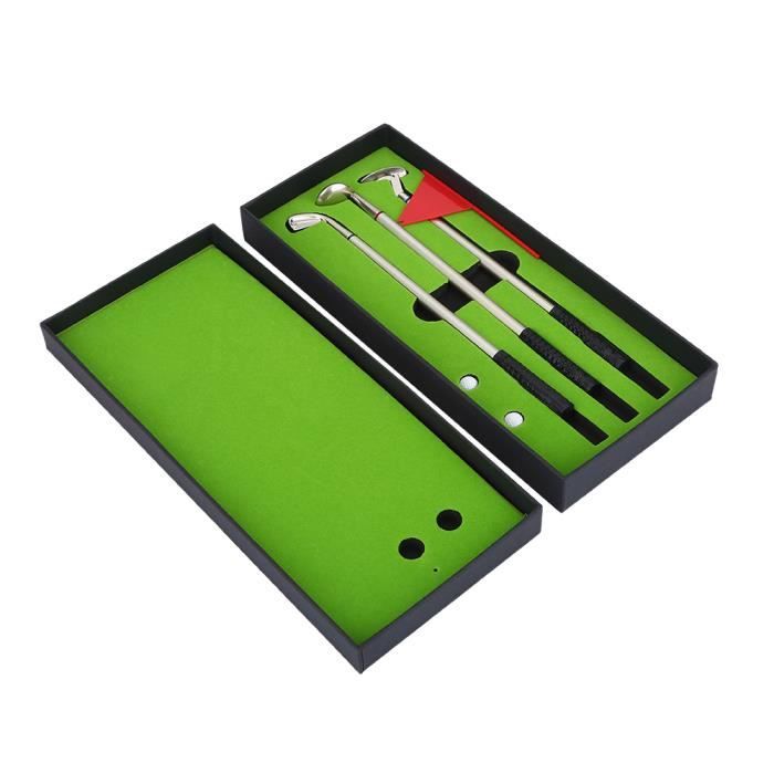 Mini jeux de bureau, stylo de golf, ensemble de stylo de club de golf ...