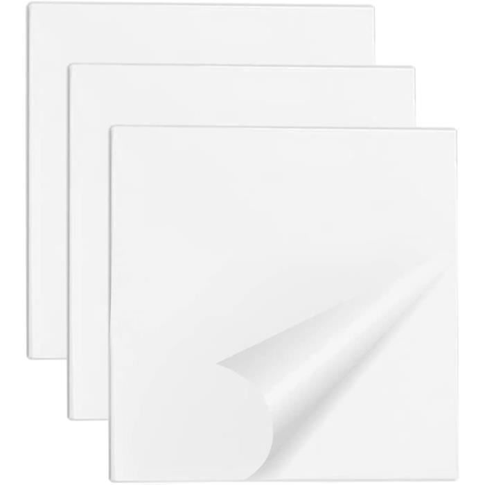 150 Pièces Transparent Sticky Notes, Translucent Sticky Notes, Blocs De ...