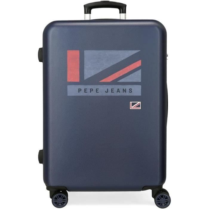 Aidan Valise Moyenne Bleue 46 X 65 X 23 Cm Rigide Abs Fermeture À ...