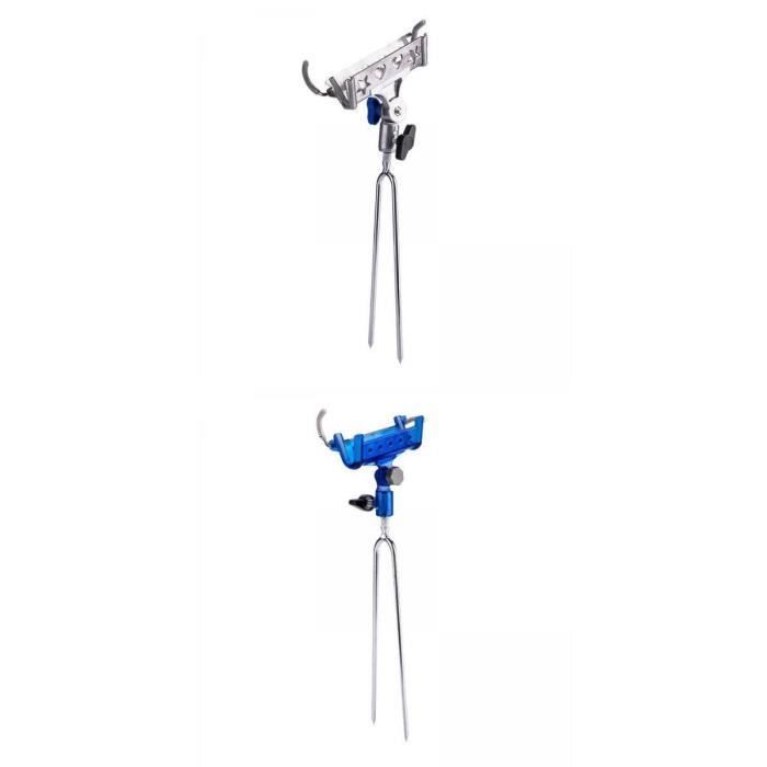 2x Automatic Fishing Rod Holder Rack Ground Stake Fish Pole Bracket ...