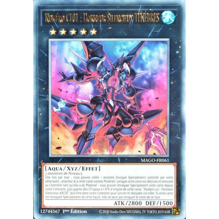Carte YU-GI-OH MAGO-FR061 Numéro C101 : Honneur Silencieux Tenebres Rare NEUF FR - Cdiscount ...