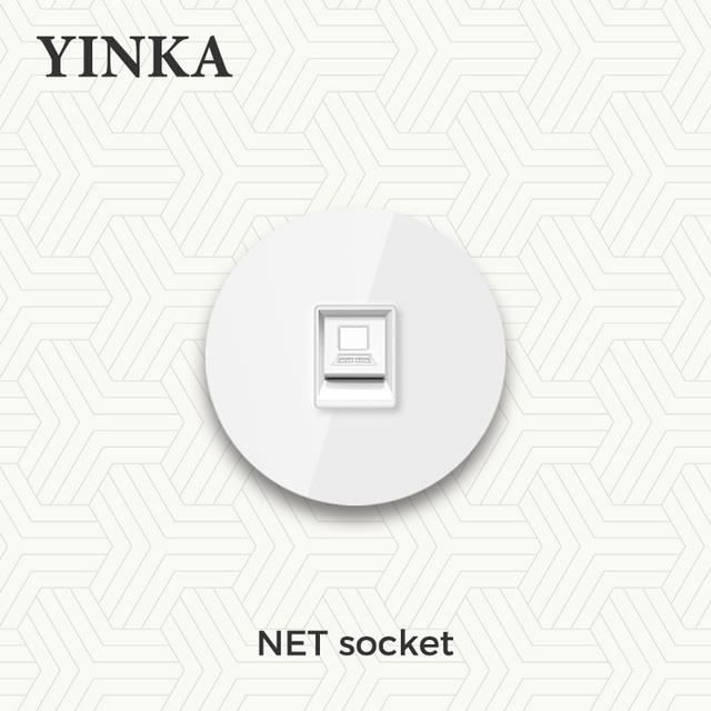 INTERRUPTEUR,NET socket--cadre mural en verre trempé, interrupteur, combinaison libre, cadre ...