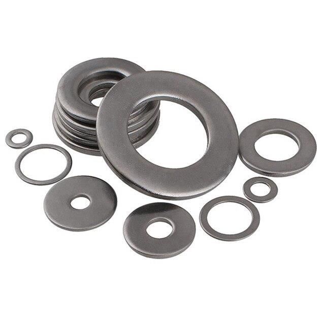 RONDELLE,M4x16x1-10pcs--Rondelles plates en acier inoxydable 316 A4 ...