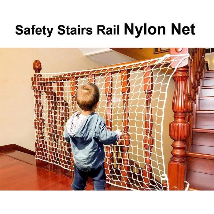 Filet De Sécurité Pour Enfants Balcon Garde-Corps Porte Fenêtre ...
