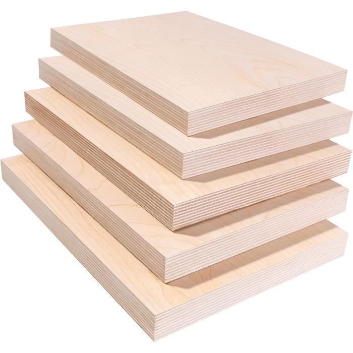 Panneau de contreplaqué - CREATIVE DECO - Lot de 5 planches - 300 x 210 ...