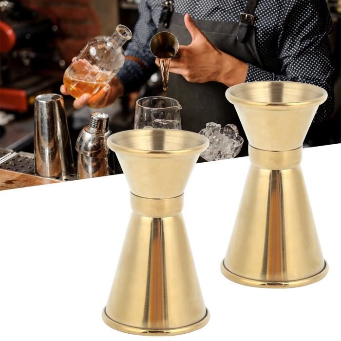 JNG doseur de cocktail Cocktail Jigger boisson liquide outils de mesure ...